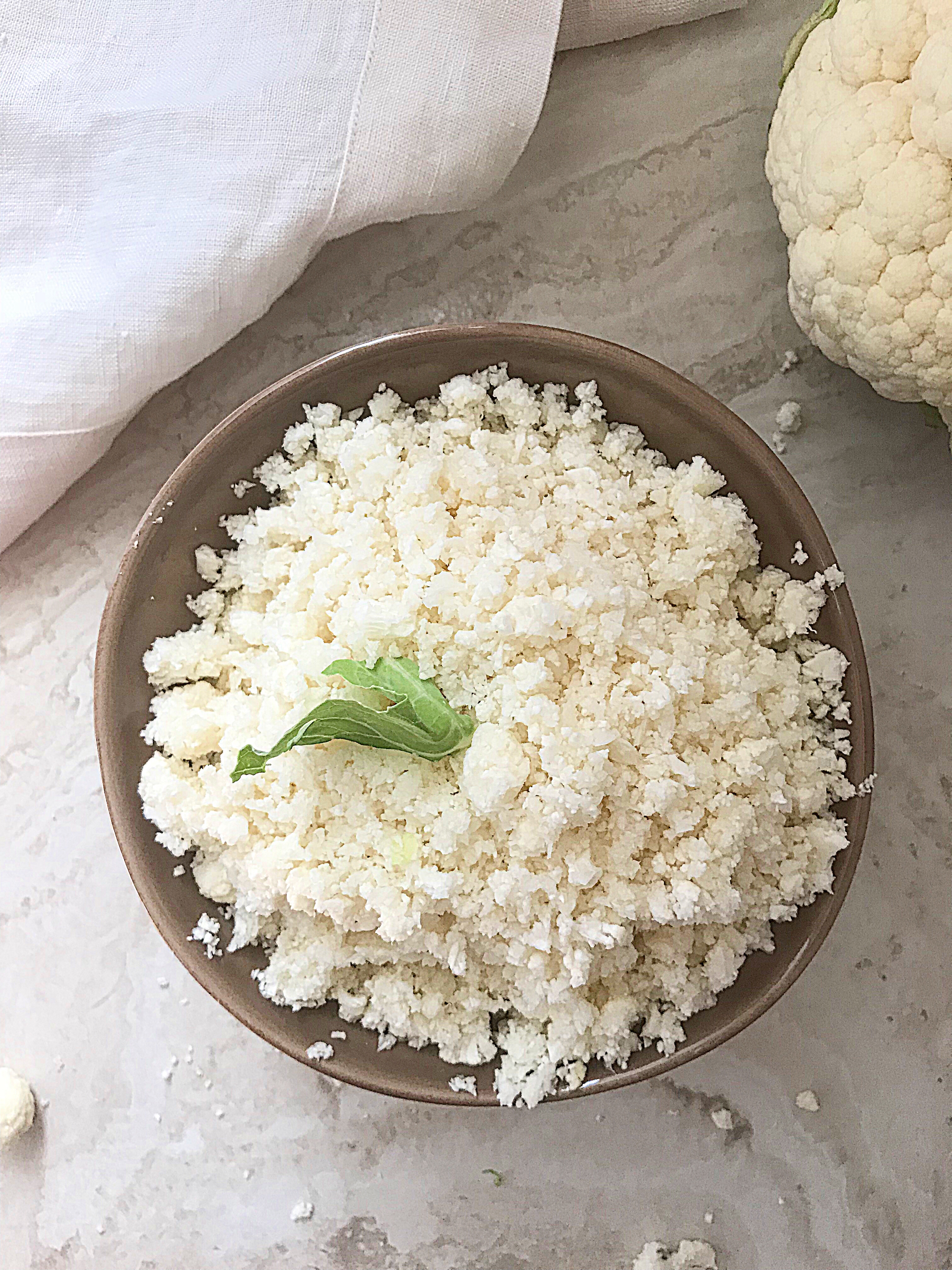 Homemade Riced Cauliflower - The Low Carb Muse